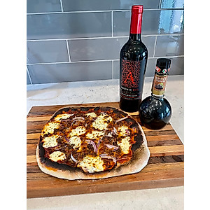 Gunner Ridge - Oven/Grill Pizza Steel - Pre-Seasoned Carbon Steel Oven & Grill Cookware, 10" x 13.5" x 1/4", Made in USA