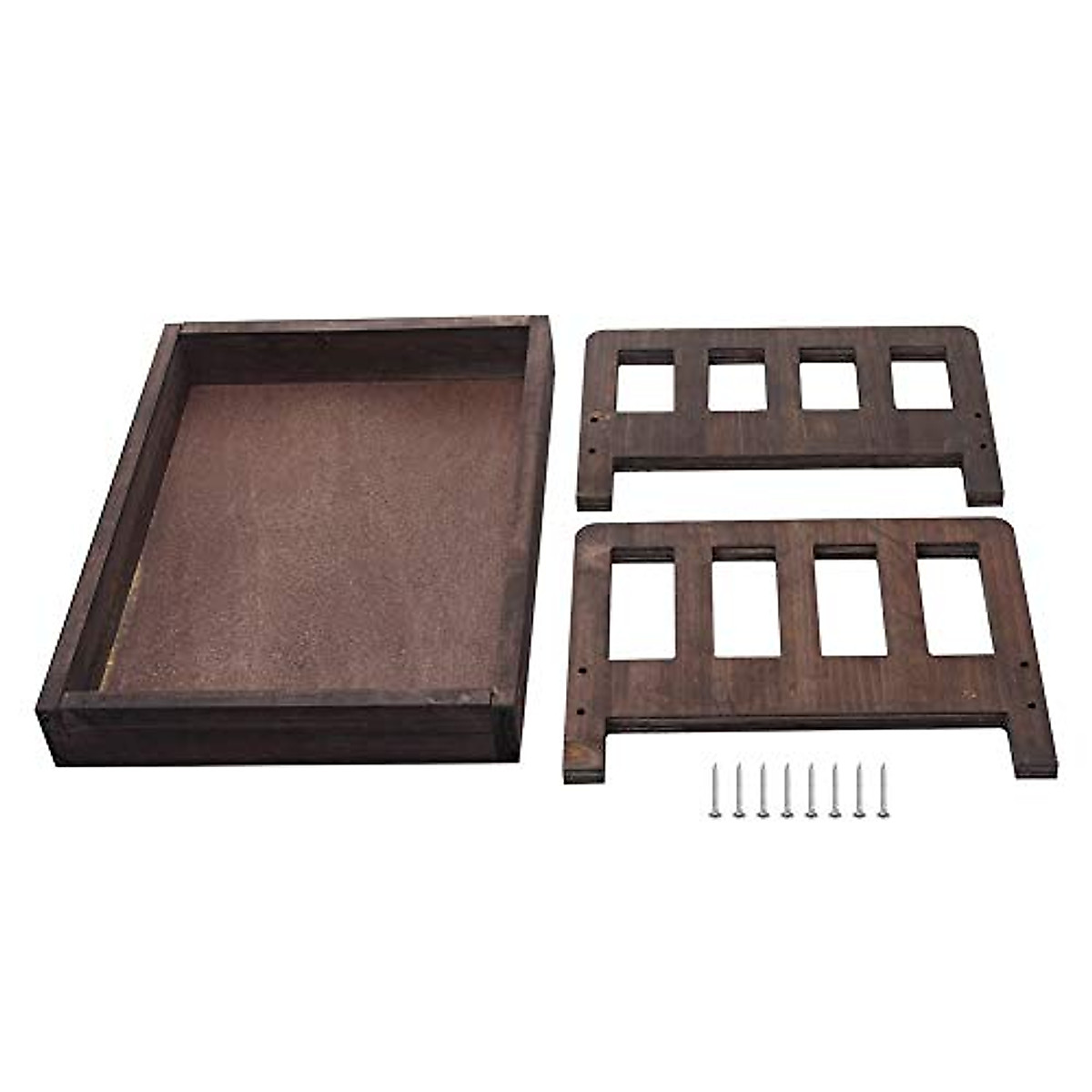 Erthree Baby Photography Bed Baby Photo Props White Wood Doll Bed Detachable Photo Background for Baby Photo Studio