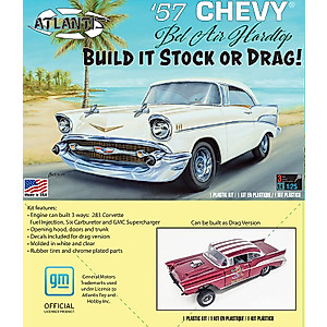 Atlantis 1957 Chevy bel air Plastic Model kit 1/25 Made in The USA