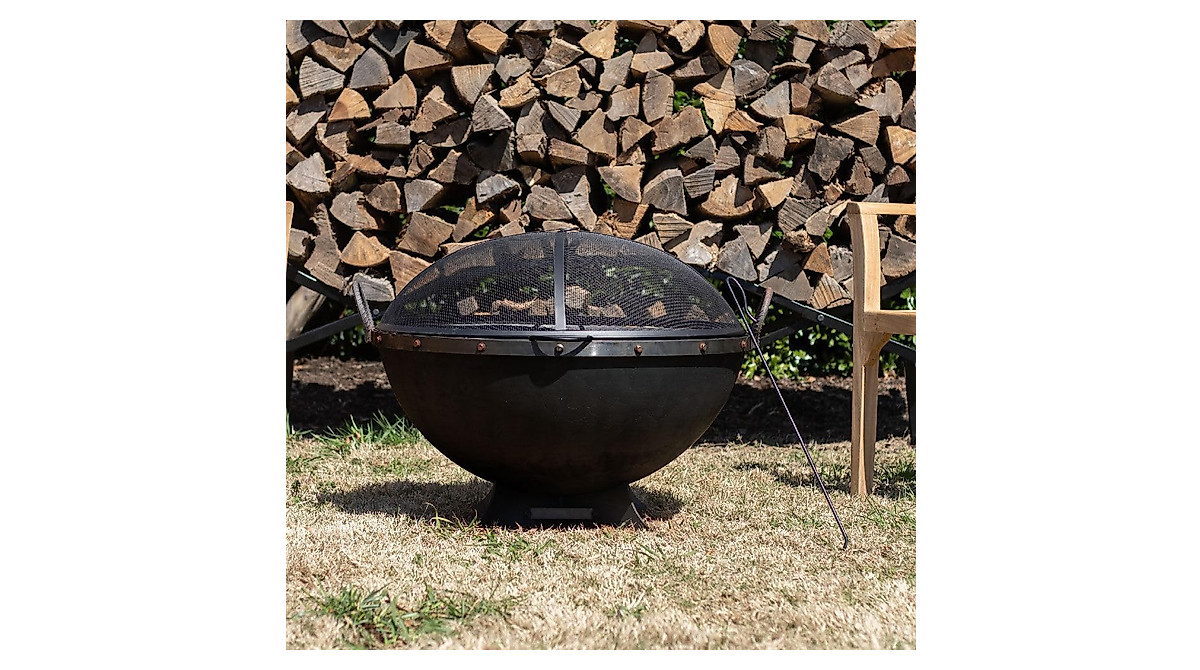 Titan Hemisphere Fire Pit | Durable 32" Cast Iron Design