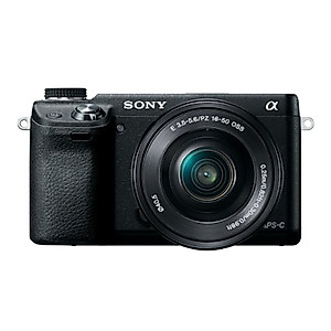 Sony NEX-6L/B Mirrorless Digital Camera with 16-50mm Power Zoom Lens and 3-Inch LED (Black) (OLD MODEL)