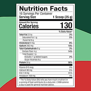 Purely Inspired Plant-Based Protein Powder for Men & Women, Frosty Peppermint Mocha (16 Servings) - Vegan & Organic - 20g of Pea Protein Powder for Smoothies & Shakes - Dairy-Free, & Gluten-Free
