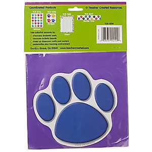 Teacher Created Resources Paw Print Accents, Colorful (4114) - 30 Count