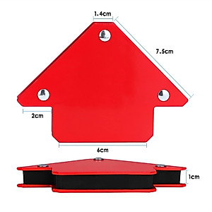 Welding Magnets Clamps 25LB Soldering Locator Strong Magnetic Welding Magnets Holder 3 Angle Arrow Welder Positioner Welding Tool Accessories