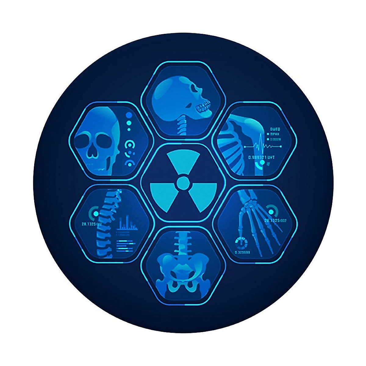 Radiology X-rays Popsocket PopSockets PopGrip: Swappable Grip for Phones & Tablets