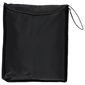 First Essentials Stroller Rain Cover Universal, Baby Travel Weather Shield, Windproof Waterproof, Protect from Dust Snow (Black)