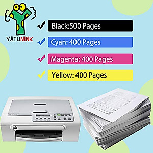 YATUNINK Compatible Ink Cartridge Replacement for Brother LC51 for Brother MFC-230C MFC-240C MFC-440CN (10 Pack)
