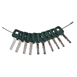 Solarhome 10PCS Ignition Keys 11039228 for Volvo Loader Haul Truck Heavy Equipment Laser Cut