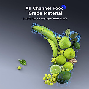 【Upgraded】 Morsatie Water Dispenser for 5 Gallon Bottle, 2-Motor Faster Pumping Water Pump for Universal Bottle with USB Charging, Portable Water Jug Dispenser for Home Countertop Bedside Camping