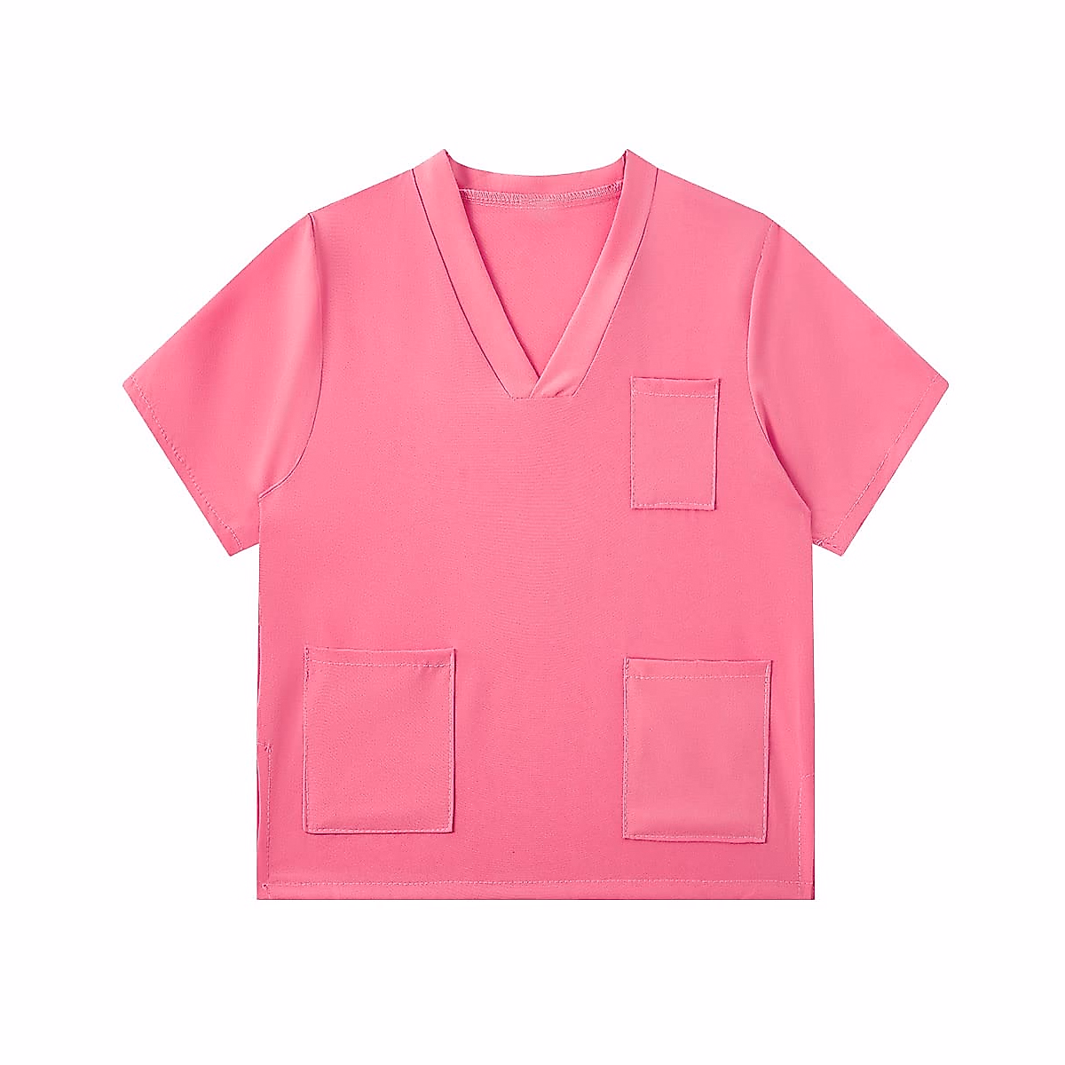 WENSIVIA Toddler Kids Boys Girls Cosplay Doctor Nurse Clothes Costume Role Play Halloween Scrubs Pants Set（Pink,9-10 Years）