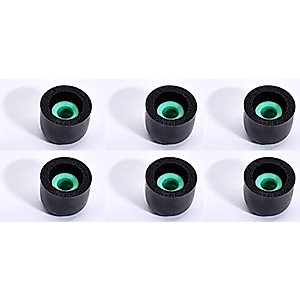 BLLQ Memory Foam Tips Compatible with Sony WF 1000XM4 Replacement Ear Tips,Perfect Noise Cancellation, Fit in Charging Case, 3 Pairs [Medium Size] Foam Tips Black M (Foam Tip XM4M)
