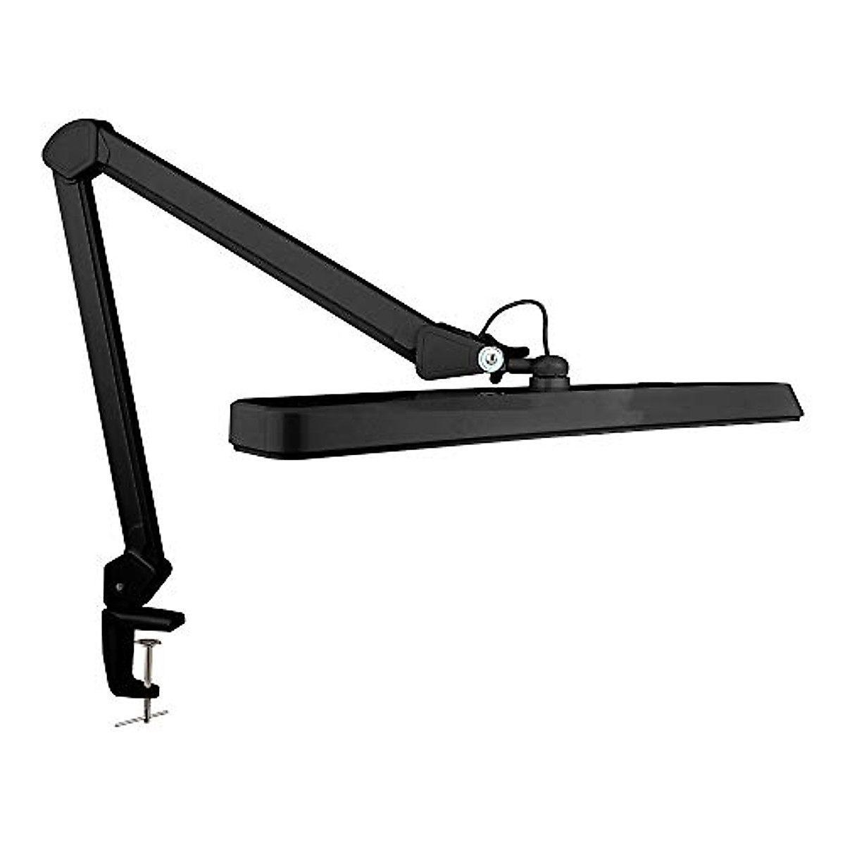 Neatfi (New Model) XL 2,500 Lumens LED Task Lamp with Clamp, 30W Super Bright Desk Lamp, 162 Pcs SMD LED, 22 Inches, Eye-Caring LED Lamp (Black)