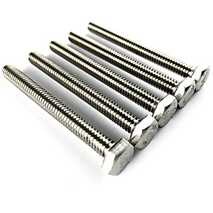 20 Pieces 1/4"-20 X 2-1/2 Hex Head Bolt SS 316