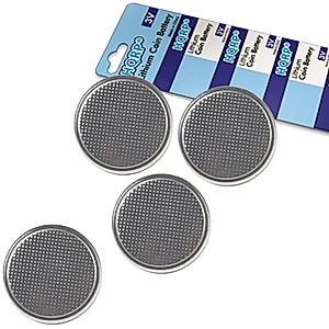 HQRP 4-Pack Lithium Battery Compatible with Weight Watchers WW39N Digital Glass Scale