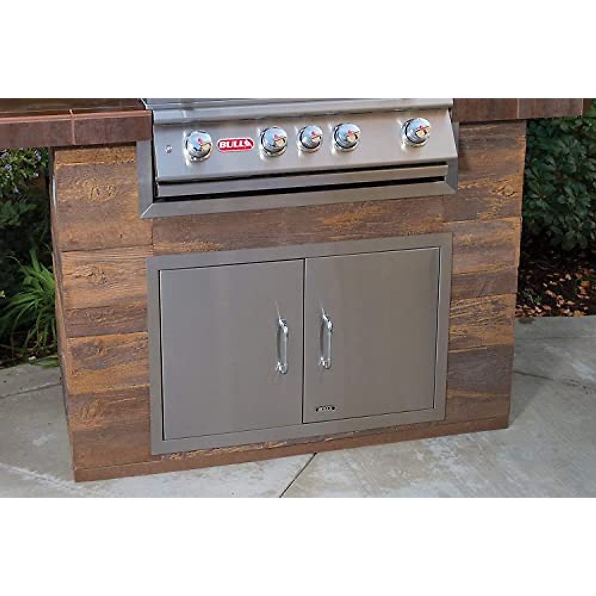 Bull Outdoor Products 33568 Stainless Steel Double Door