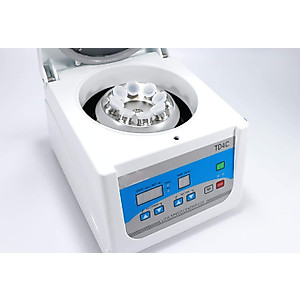 PRP Centrifuge - DEJUN 4000rpm Lab Benchtop Centrifuges with Aluminum Alloy Rotor 8 x 10/15ml and Digital Display Laboratory Low Speed Desktop Centrifugal Machine