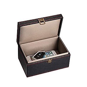 Large Faraday Box for Car Keys Signal Blocking Box Keyless Entry Key Fob Signal Blocker Protector Box RFID Box for Car Keys for Car Theft Prevention Faraday Box Cage (Big Box - 19.5 * 12.5 * 10cm)