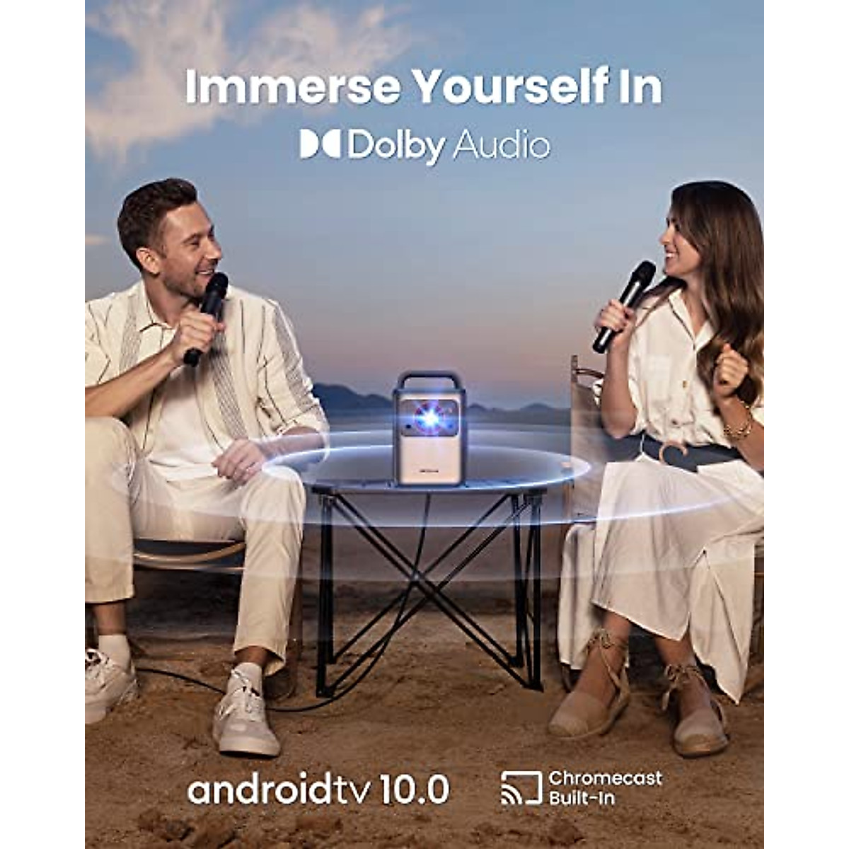 Nebula Cosmos Laser 4K with NEBULA Wireless Microphone