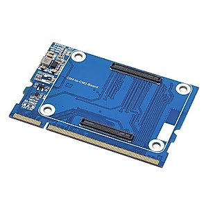 Expansion Board for Raspberry Pi Computer Module with Standard CM4 Socket to CM3 Adapter Interface Board Expansion Card Dual Video Output Replacement Base Board