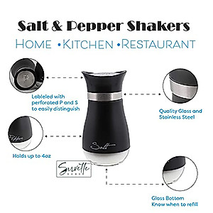 Basic Salt & Pepper Shakers - Black