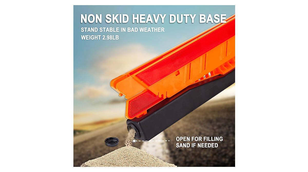 CARTMAN 3 Pack Warning Triangle - DOT Approved Safety