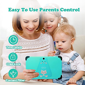 weelikeit Tablet for Kids 8", Android 11 Kids Tablet with AX WiFi6,Parental Control, Kids APP Installed, 4500 mAh, HD Display,2+32GB,Bluetooth, Google Play, Toddler Tablet with Stylus(Green)