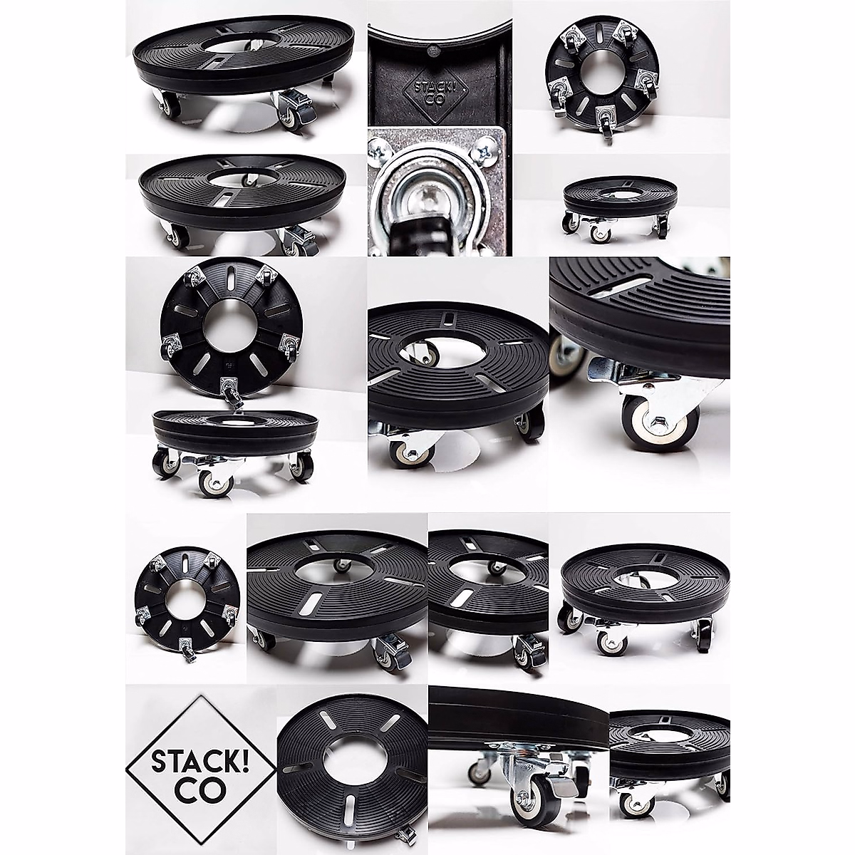 Half-Barrel Keg Dolly - Inexpensive and Easy Way to Move Half-Barrel Kegs and Large Heavy Pots - Transport Kegs from Walk-in to Keg Fridge at Bar - Makes it Easy to Roll Kegs to Mop Cooler Floor