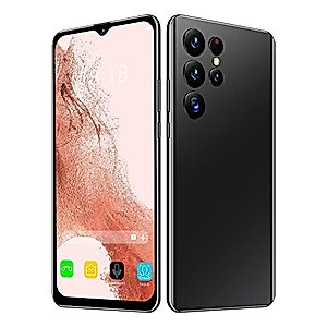 ASHATA Smartphone,S22 Ultra Cell Phone with 6.6in HD Screen,Dual Cards Dual Standby 16GB Mobile Phone,6800mAh Battery Capacity,110 240V