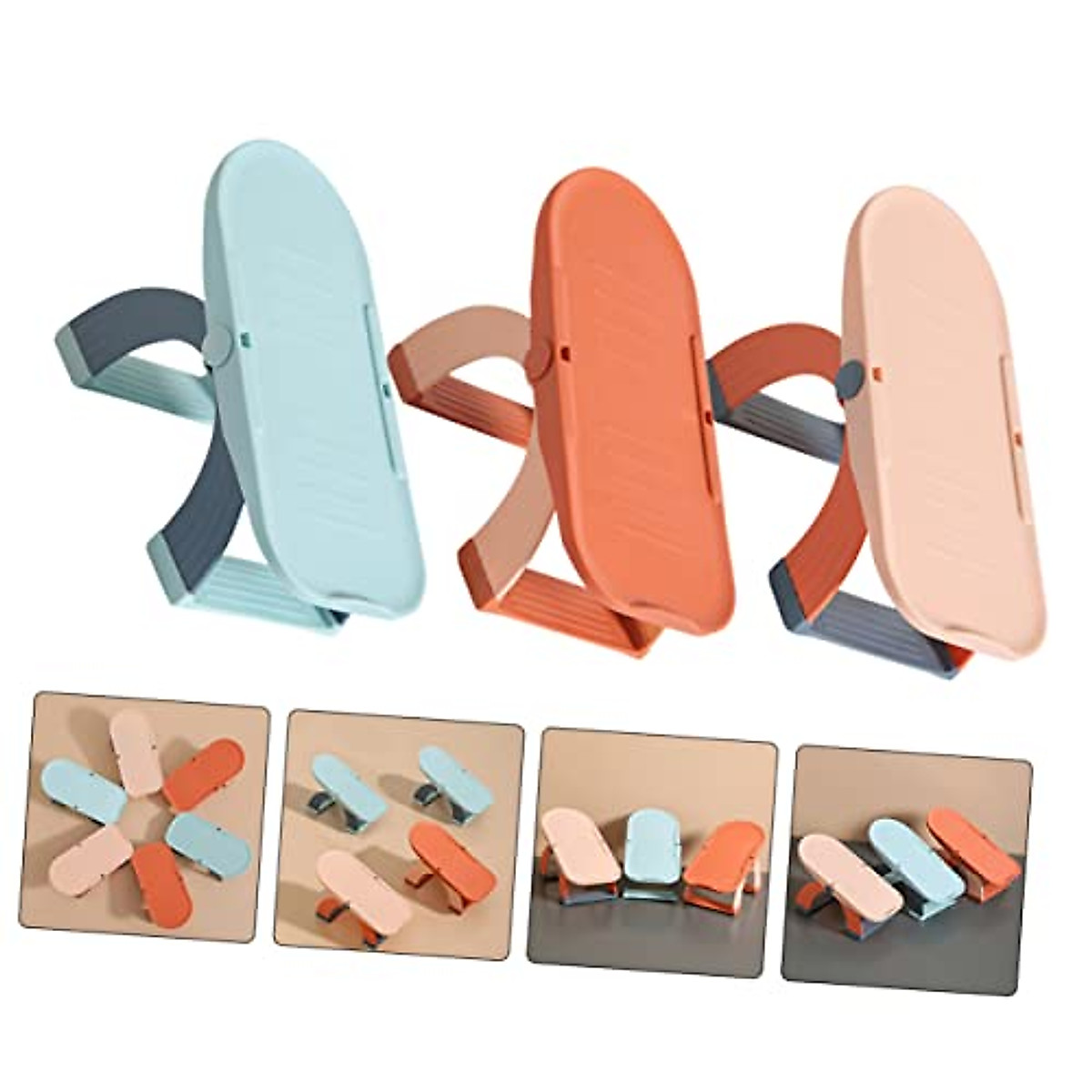Alipis 3pcs Shoe Rack Adjustable Shelf Brackets Shoe Organizer Adjustable Stand Shoe Rack Holder Shoe Holder Shoe Storage Holder Slipper Rack Holder Double Layer Shoe Holder Home Supply