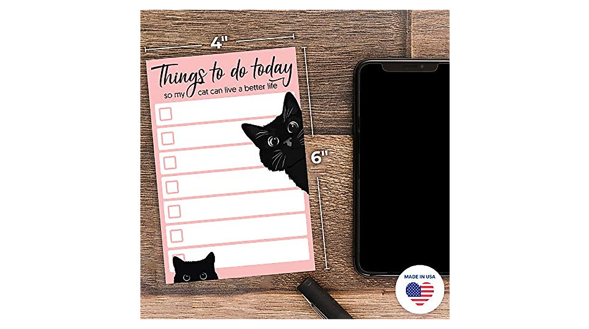 Funny Cat Sticky Notes for Cat Lovers | 50 Pages