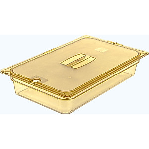 Carlisle FoodService Products 10401B13 StorPlus High Heat Food Pan, 4" Deep, Full Size, Amber