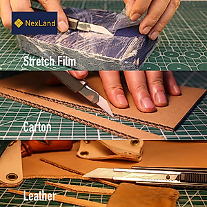 9mm 30 Degree Ultra-Sharp Ceramic Blade Snap-Off Replacement 10pcs, white-10pcs