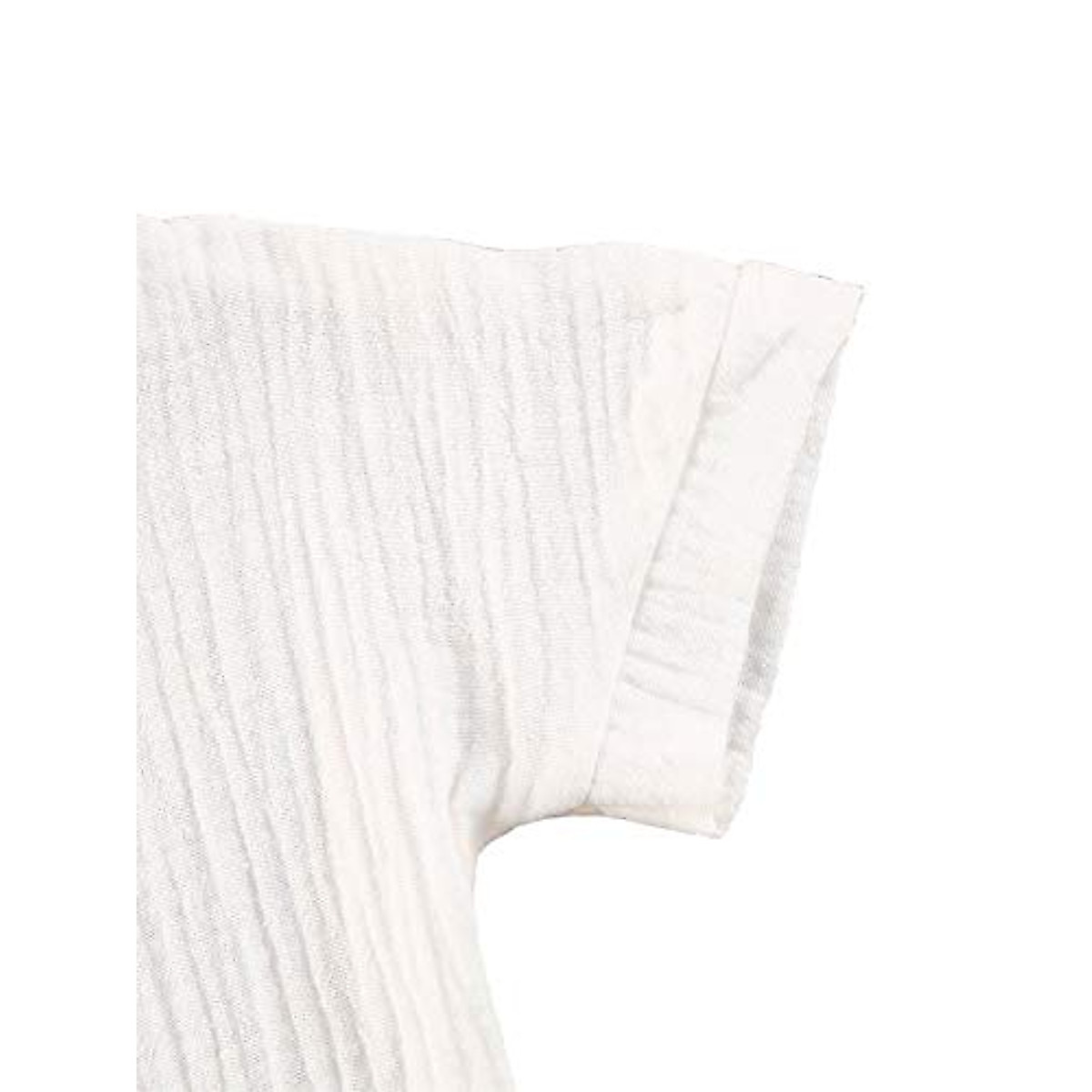 Baby Boys Short Sleeve T-Shirt Tops Elastic Waistband Shorts Set Toddler2Pcs Summer Outfits Clothes (Linen White + Strips, 2-3T)