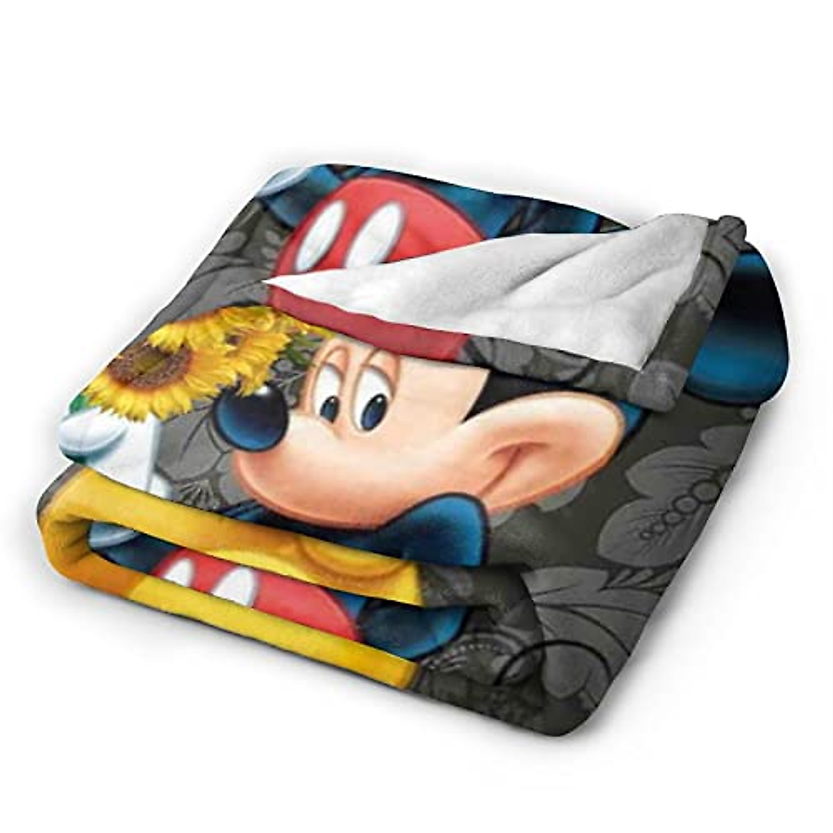 Christmas Blanket Cute Mouse Bow Blanket Ultra Soft Warm Throw Blanket for 50"X40" Fade Resistant Kawaii Cartoon Character Fuzzy Bedding for Traveling Camping Couch Sofa Gifts A- 14