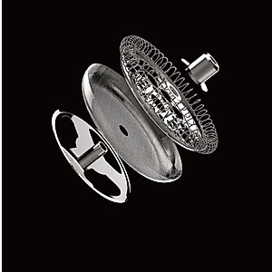 XARONF French Press Espresso and Tea Maker with Triple Filters, Stainless Steel Plunger and Heat Resistant Borosilicate Glass - Black