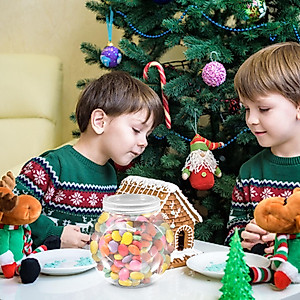 UPKOCH 3pcs Clear Tea Jars Candy Holder with Lid Plastic Sweet Jars Small Jar with Lid Dry Food Jar Small Cookie Container Small Holders Party Cookie Holder Candy Jar Mini Items Jar