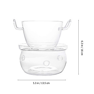 NUOBESTY 1 Set Chocolate Candies Metal Cheese Melting Pan Fondue Chocolate Stainless Steel Cooking Utensils Steel Double Boiler Chocolate Melting Pot Mini Chocolates Glass Milk Powder Can