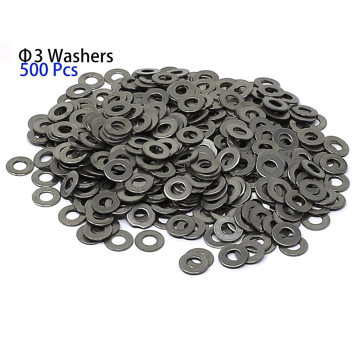 iexcell 1500 Pcs M3 x 4/6/8/10/12/16/20/25/30/35/40/45/50 Stainless Steel 304 Hex Socket Head Cap Screws Blots Nuts Washers Assortment Kit