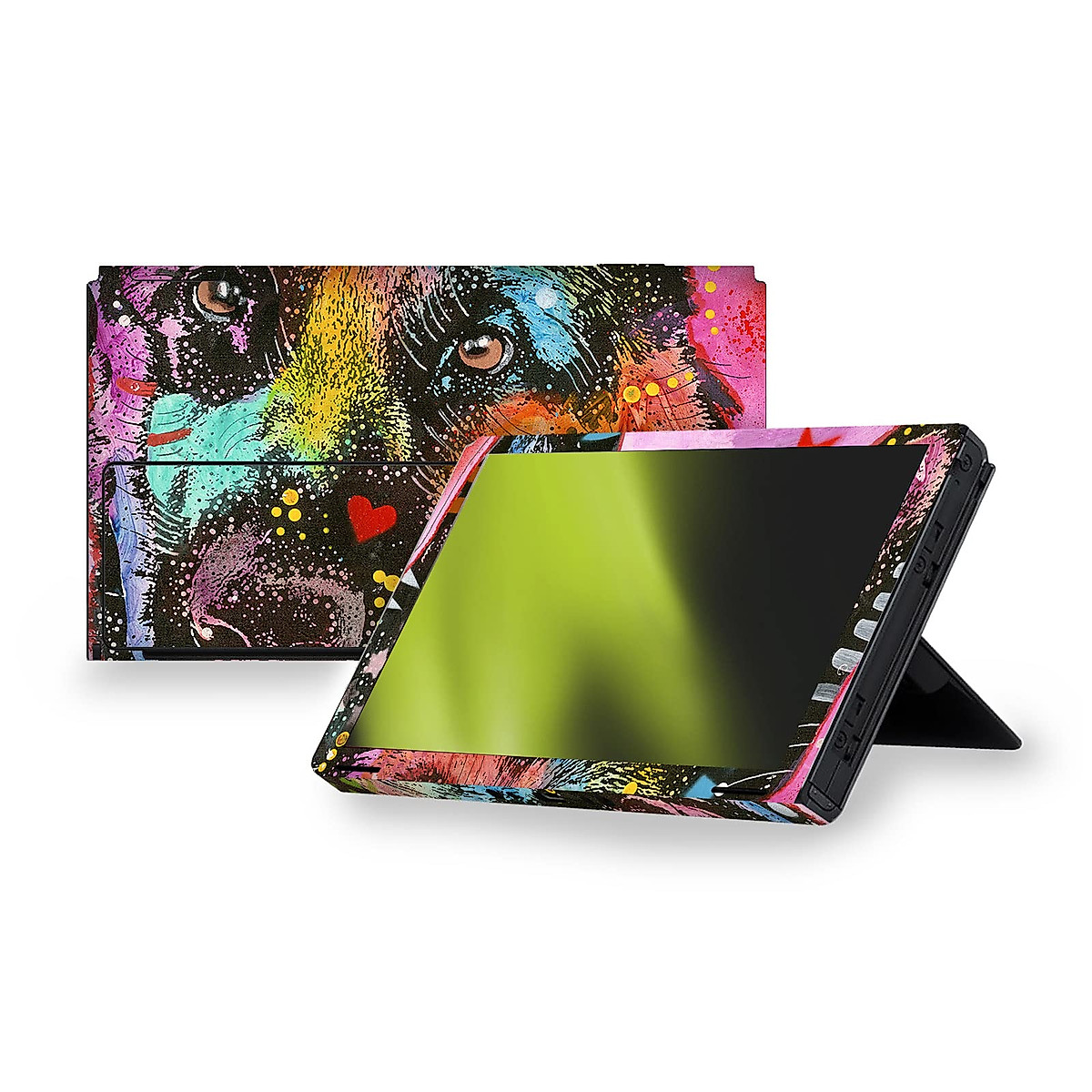 Head Case Designs Officially Licensed Dean Russo German Shepherd Animals Vinyl Sticker Gaming Skin Decal Cover Compatible With Nintendo Switch OLED Bundle