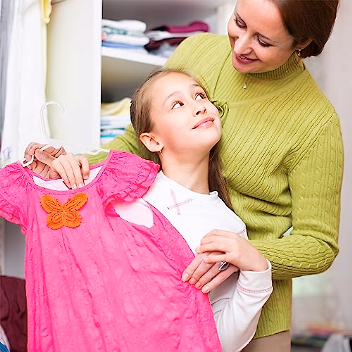 Mr. Pen- Plastic Baby Hangers, 20 Pack, White, Baby Hangers for Closet, Baby Clothes Hangers, Toddler Hangers for Nursery, Kid Hangers, Infant Hangers, Kids Clothes Hanger, Hangers for Baby Clothes