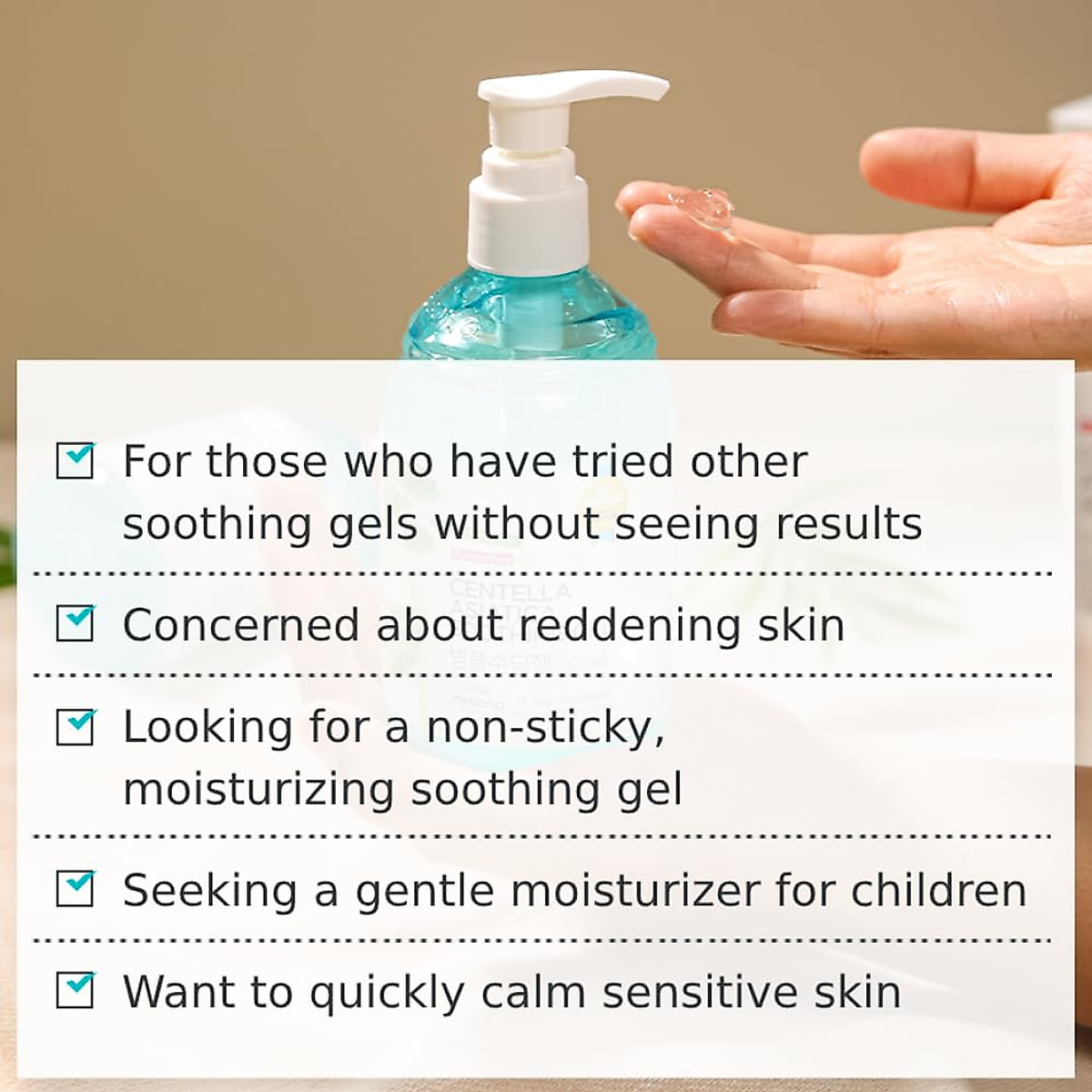 [ Misong ] Centella Asiatica Soothing gel, 10.14oz