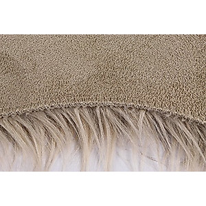Nouvelle Legende® Faux Fur Sheepskin Premium Rug Duo (23 in. X 73 in.) Tan