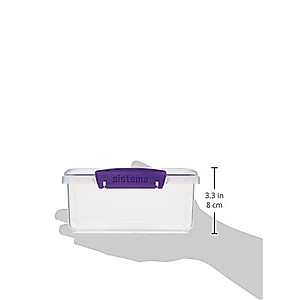 Sistema Food Storage, Polypropylene Assorted, 1L x 3