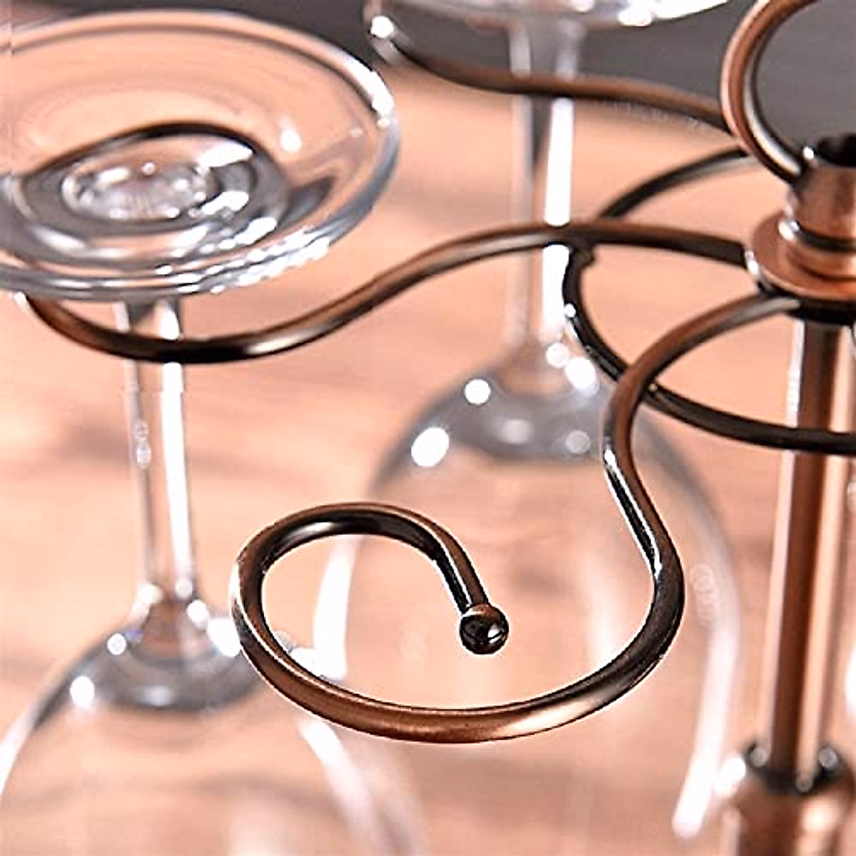 Wine Glass Shelf, Upside-down Home Goblet Iron Art Shelf, Wine Glass Hanging Storage Rack
