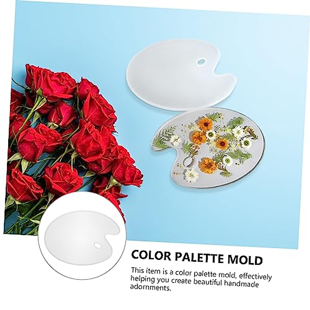 Hand Molds 2pcs Display Rack Mold Resin Tools Paint Holder Tray Molds for Resin Holder Casting Molds Casting Decoration Craft Accessories Silicone DIY Tools DIY Craft Mold Mix