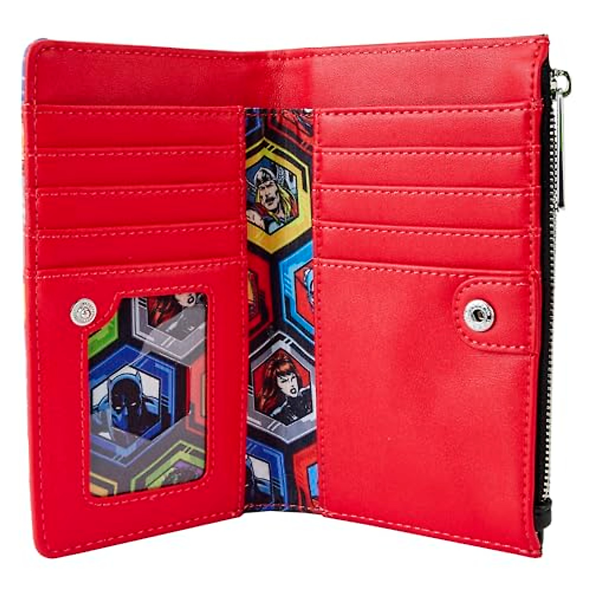 Loungefly Avengers 60th Glow in The Dark Anniversary Wallet, Amazon Exclusive