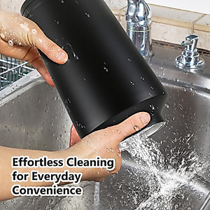 Tahoe Trails 1 Gallon Vacuum Insulated Water Bottle,ONE Gallon Stainless Steel Double Walled Water Jug,18/8 Food-Grade Stainless Steel Insulated Water Bottle for Hot and Cold Drinks Water Bottle,BLACK