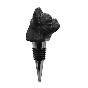 Labrador Retriever Dog Wine Bottle Stopper Decor Gift for Christmas,Thanksgiving,Black