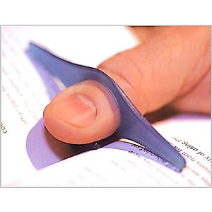 Thumb Thing Book Page Holder and Bookmark Small (Set of 3-Assorted Colors) - Literary Gifts, Book Gadget, Gift for Readers, Reading Accessories & Bookworm Book Accessory