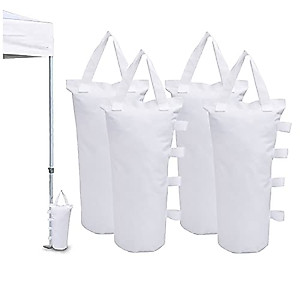 MOPHOEXII Canopy Weights Bag Leg Weight for Pop up Canopy Tent, Sand Bags for Patio Umbrella Instant Outdoor Sun Shelter,4pcs-Pack